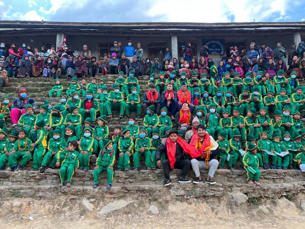 Tracksuit & Bag Distribution - Sambhav Nepal